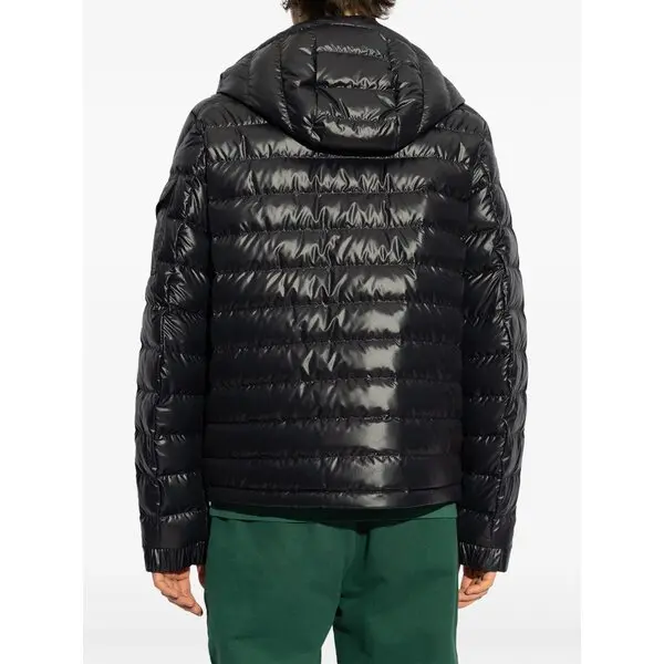 Moncler Padded Down Jacket With Detachable Hood - Blue