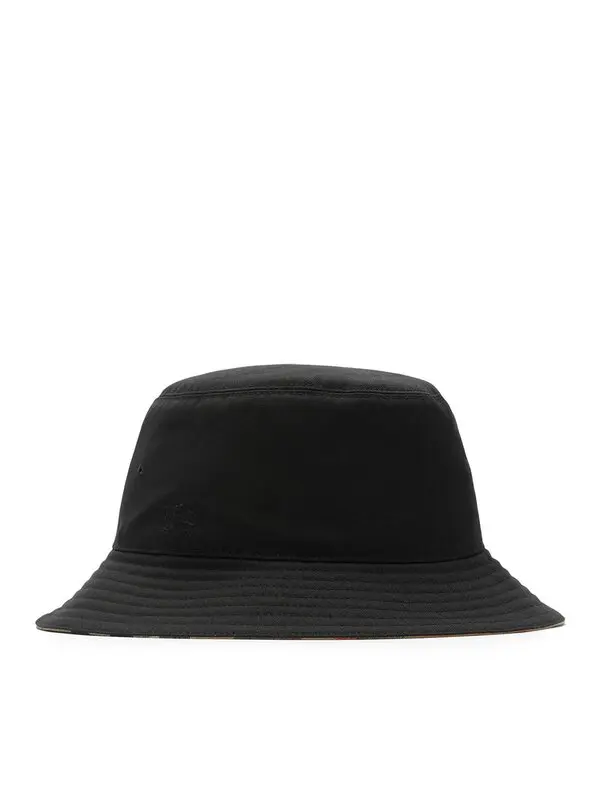 Burberry Reversible Cotton Blend Bucket Hat - Multicolor
