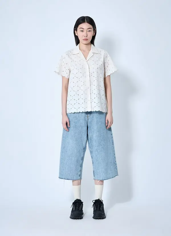 Moncler Lace Button-down Shirt