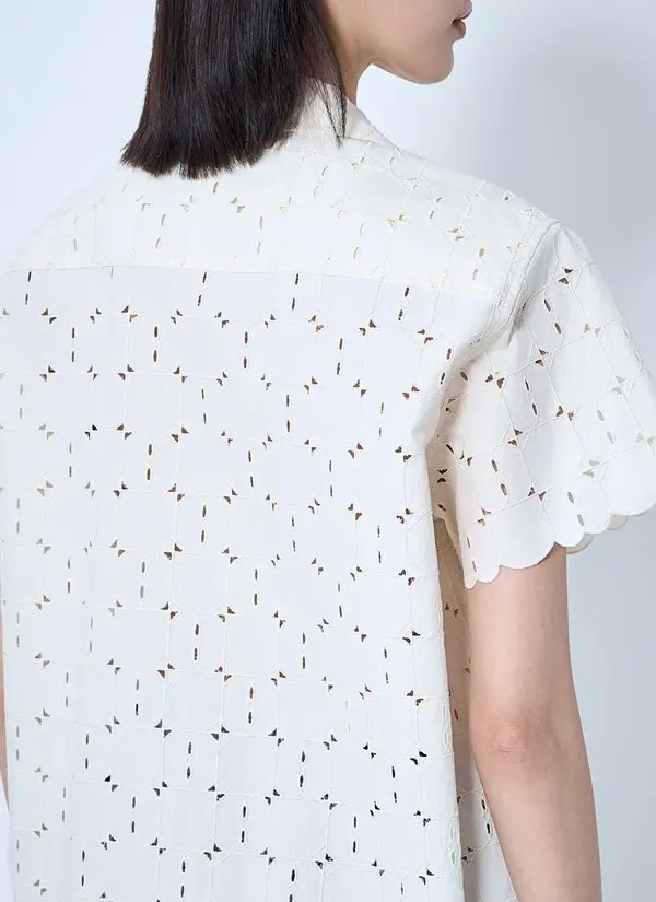 Moncler Lace Button-down Shirt