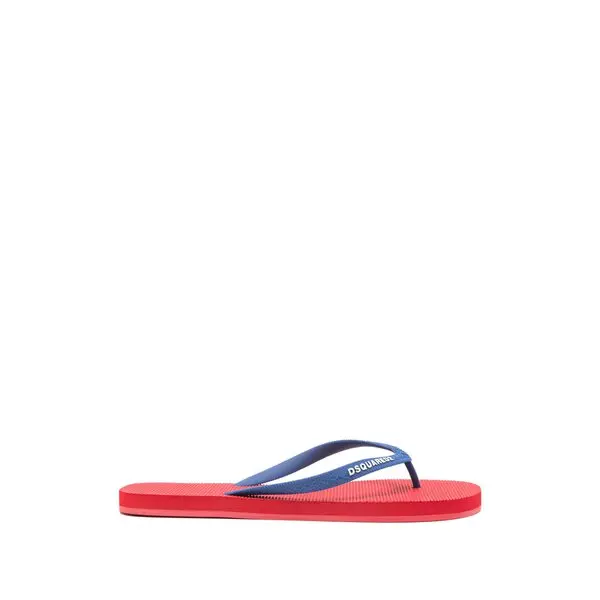 Dsquared2 Logo Detail Flip Flops