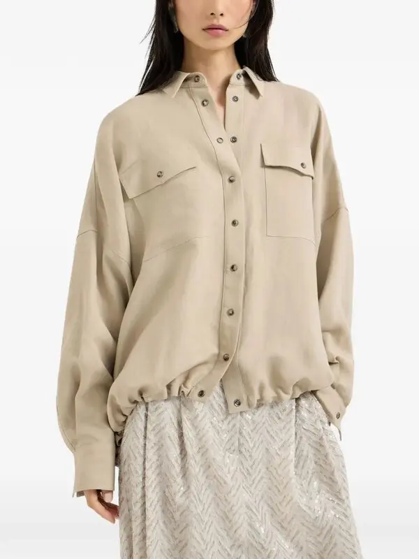 Brunello Cucinelli Viscose Shirt - Multicolor