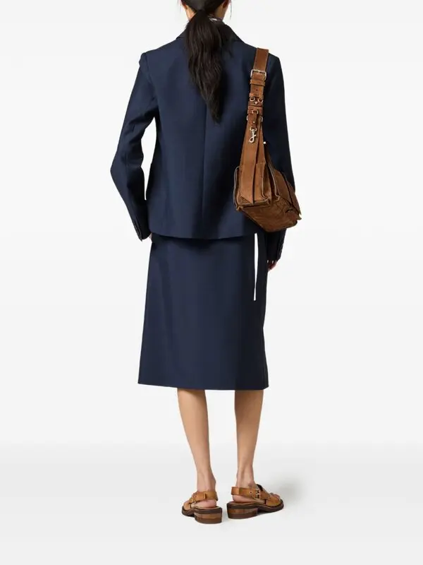 Miu Miu Wool Midi Skirt