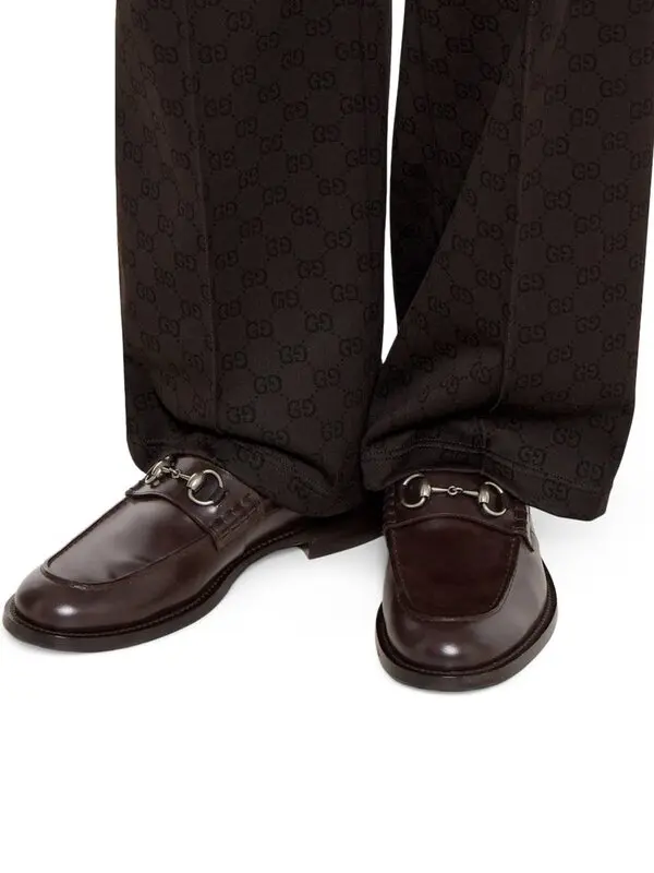 Gucci Leather Moccasins With Horsebit Detail