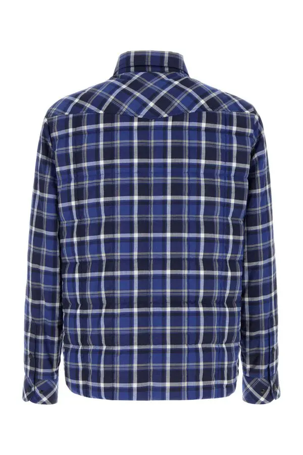 Moncler Embroidered Stretch Cotton Shirt - Multicolor