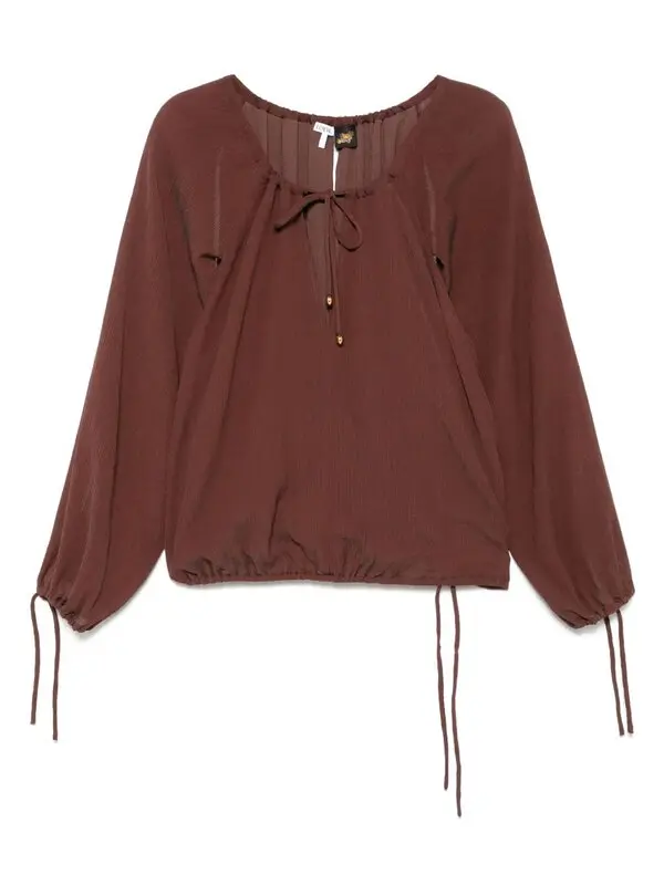 Loewe Cotton And Silk Blend Blouse