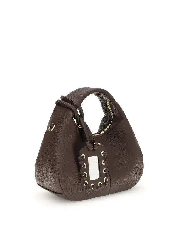 GANNI Hobo Mini Handbag - Brown