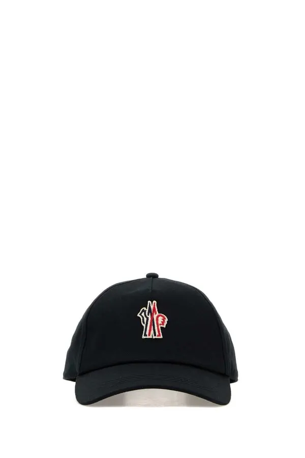 Moncler Cotton Baseball Cap - Black
