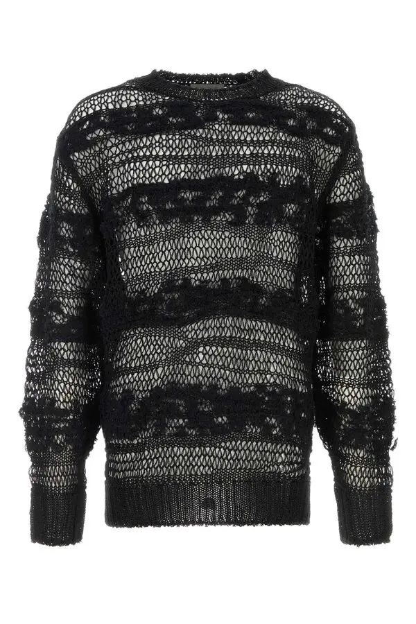 Yohji Yamamoto Crochet Sweater