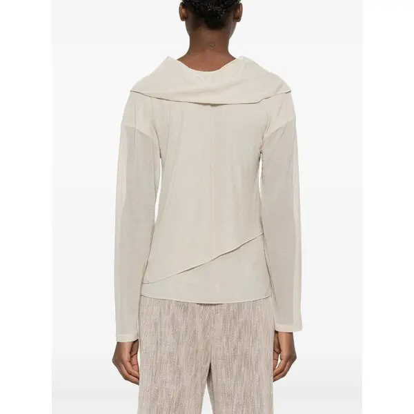 Giorgio Armani Draped V-neck Blouse