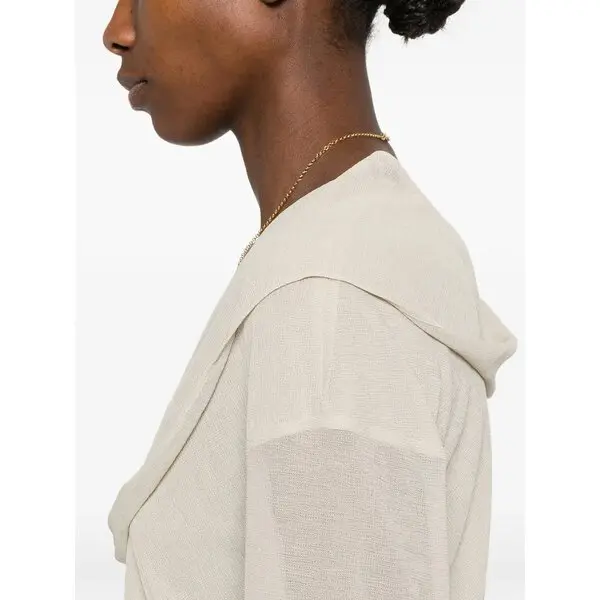 Giorgio Armani Draped V-neck Blouse