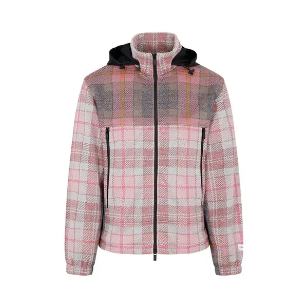 Dior Checked Jacket With Hood - Multicolor