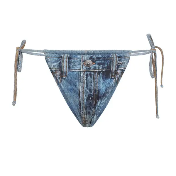 DIESEL® Jodie High-cut Bikini Bottom - Blue