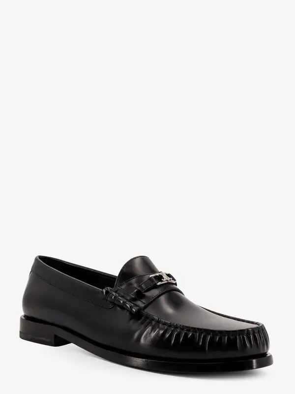 Celine Luco Leather Loafers - Multicolor