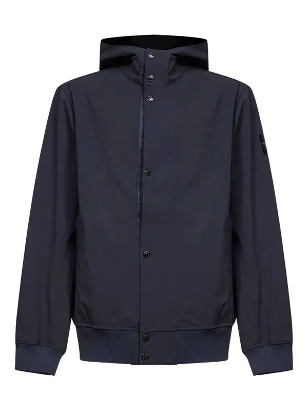 Stone Island Light Soft Shell-r E.dye Technology Short Parka