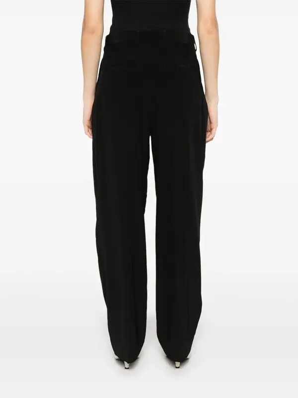 TOTEME Pleat Detail Straight Leg Trousers - Multicolor