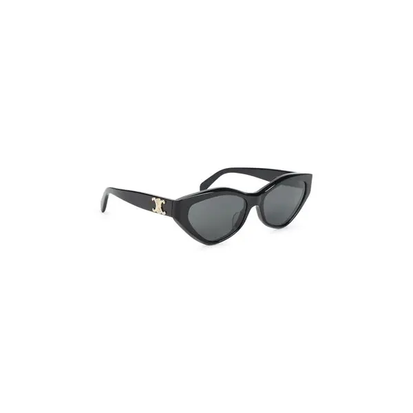 Celine Triomphe 17 Cat Eye Sunglasses - Black