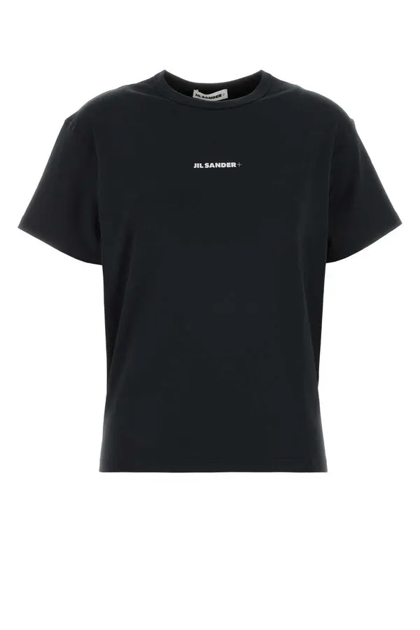 JIL SANDER Stretch Polyester T-shirt - Black