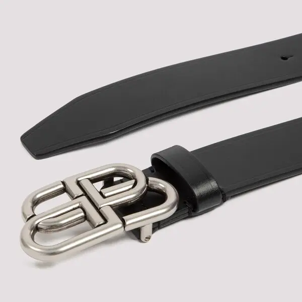 Balenciaga Large Bb Belt - Black