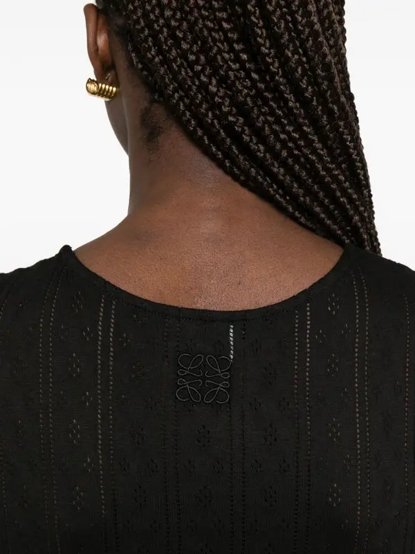 Loewe Cotton Knit Dress - Multicolor
