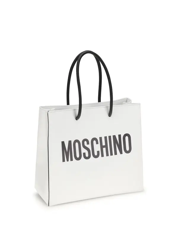 Moschino Leather Tote Bag