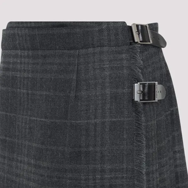 Balenciaga Pleated Mini Skirt - Gray