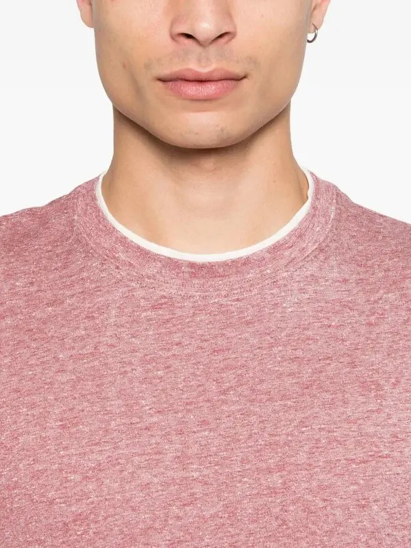 Brunello Cucinelli T-shirt With Faux-layering - Multicolor