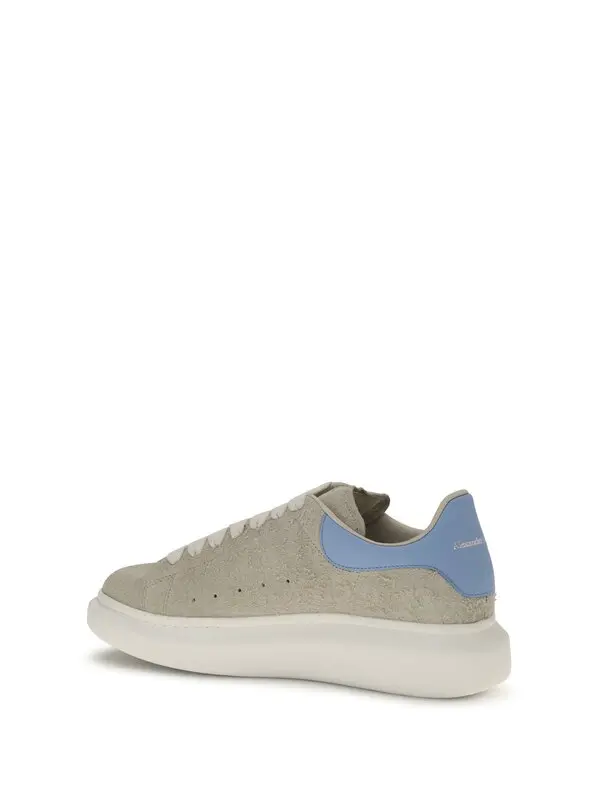 Alexander McQueen Oversized Suede Sneakers - Cream
