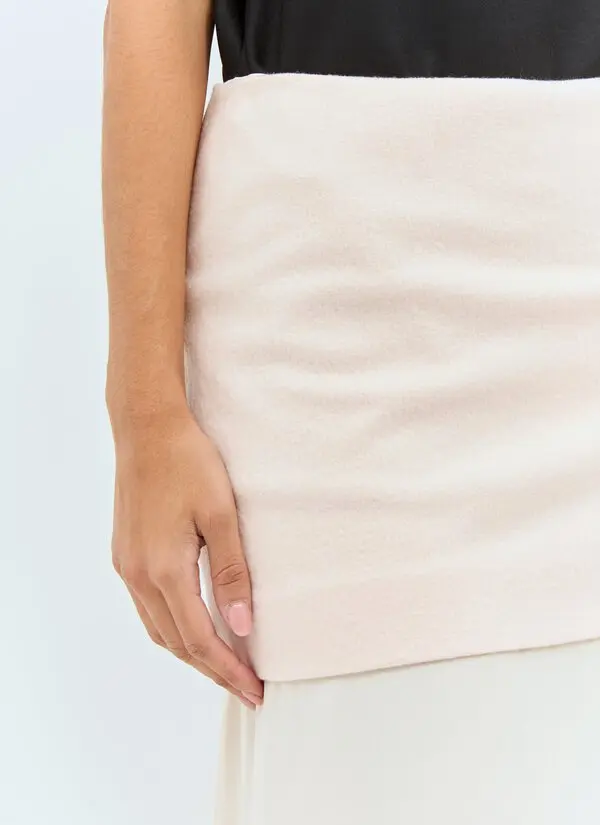JIL SANDER Layered Midi Skirt