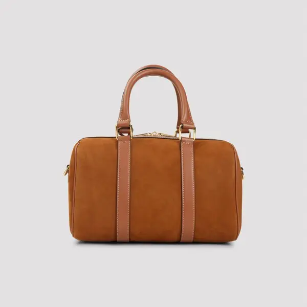 Celine Medium Boston Shoulder Bag In Suede Leather