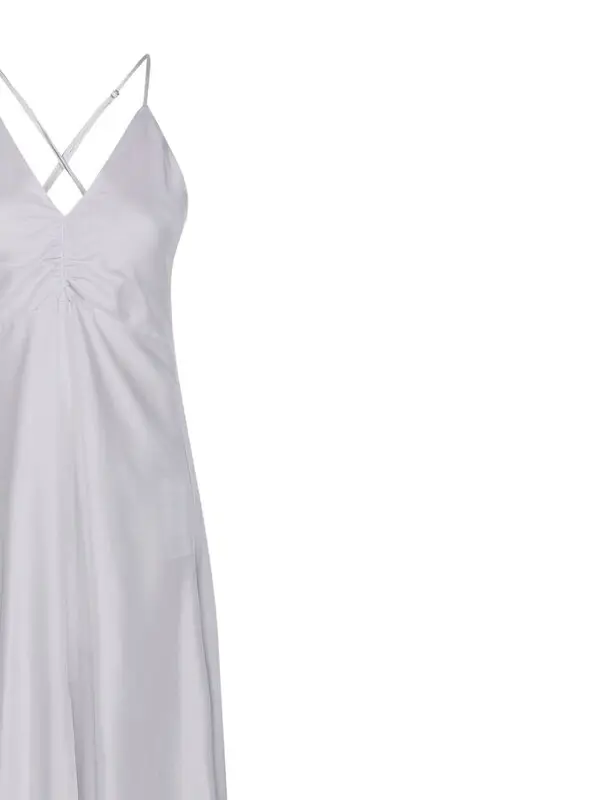 FORTE_FORTE Long Silk Slip Dress
