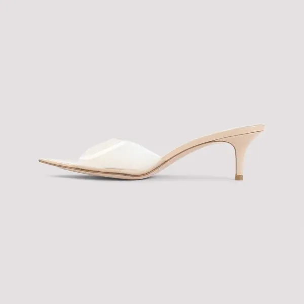 GIANVITO ROSSI Elle 55 Patent Leather Mules - Multicolor