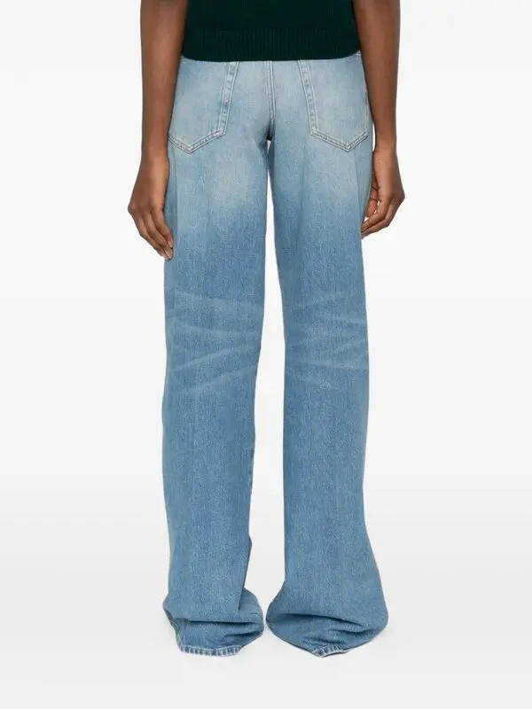 Gucci Denim Cotton Jeans With Horsebit Detail - Multicolor