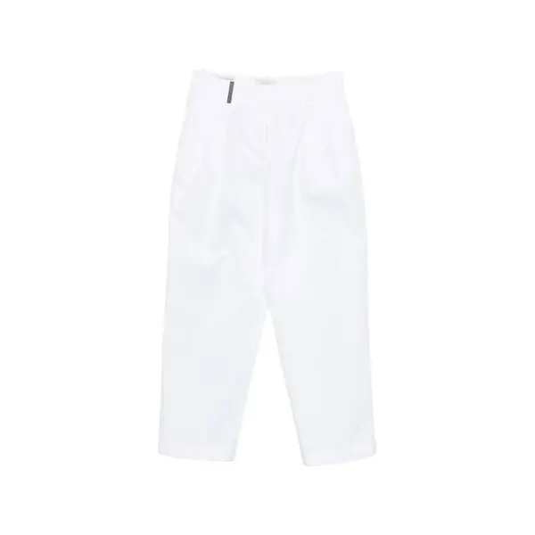 Peserico Tapered Trousers - White