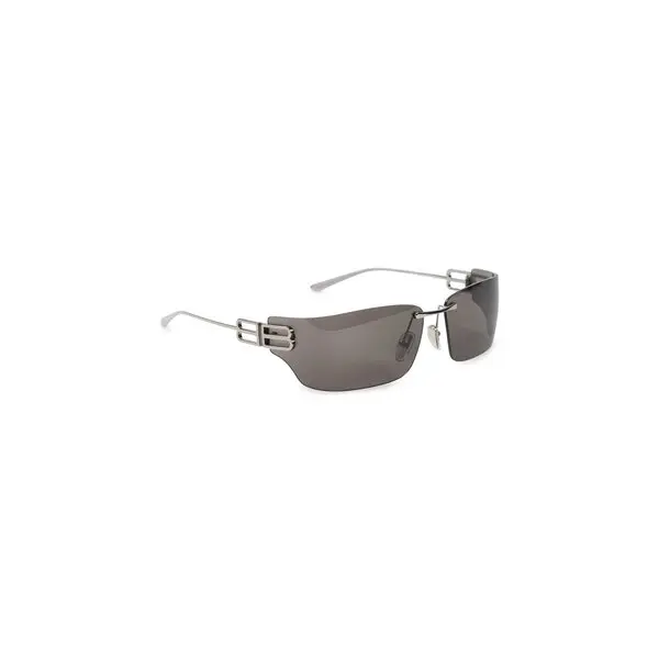 Balenciaga Gossip Square Sunglasses - Silver