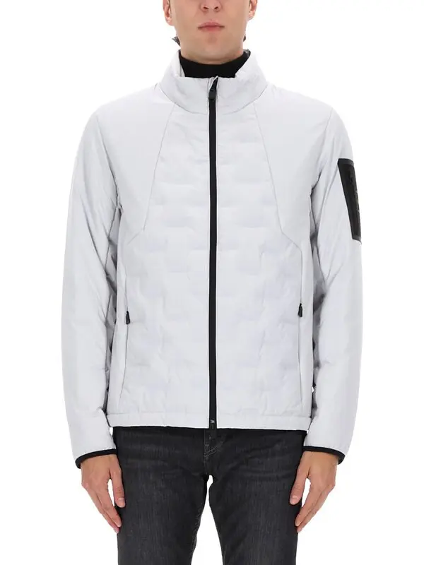 BOSS Down Hybrid Jacket - Gray
