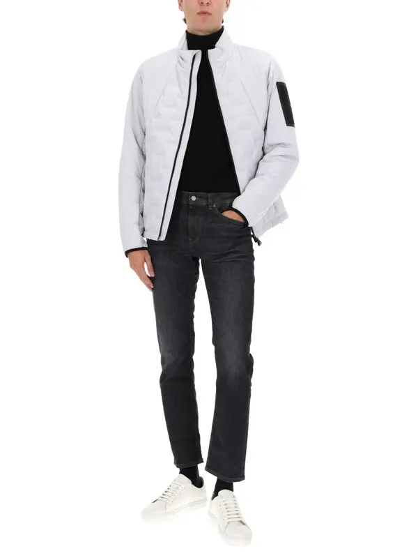 BOSS Down Hybrid Jacket - Gray