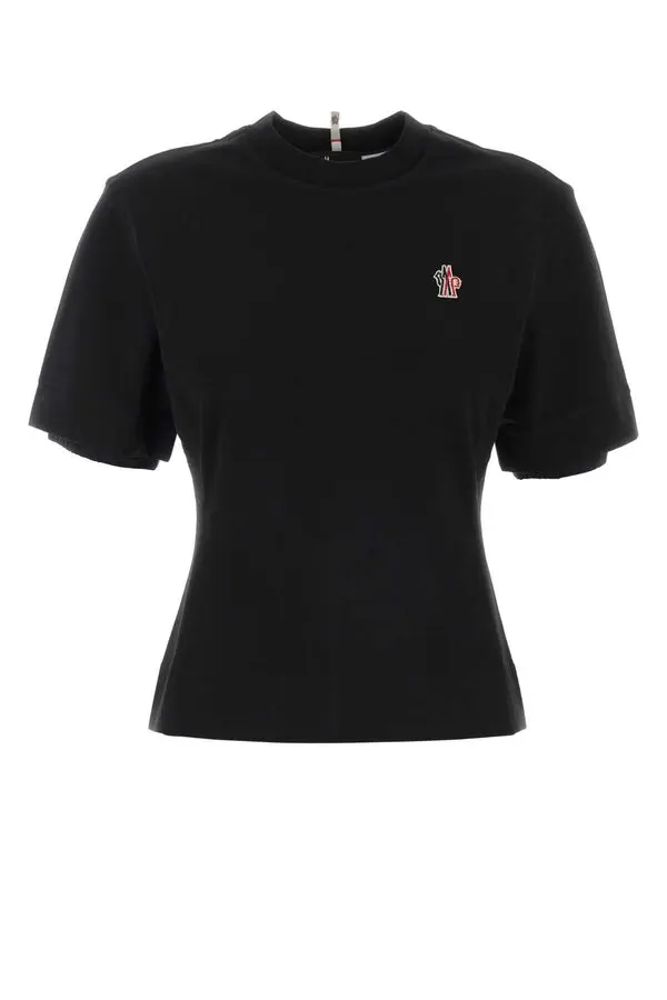 Moncler Stretch Cotton T-shirt - Black