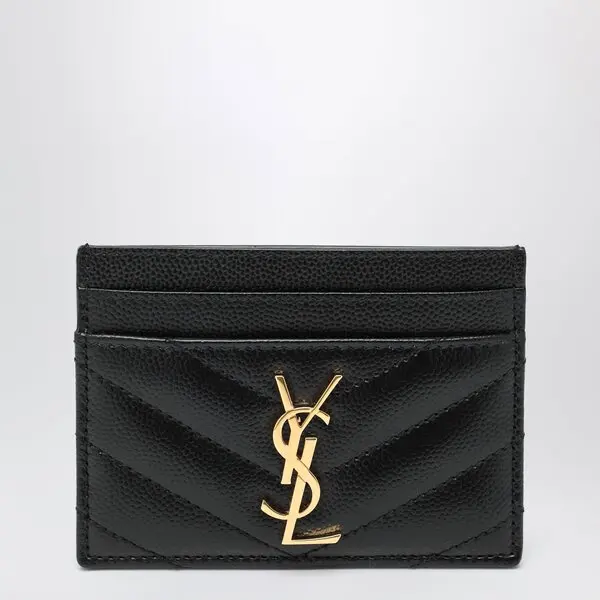 Saint Laurent Cassandre Cardholder - Black