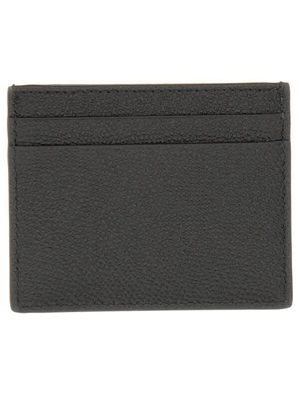 Valentino Garavani Vlogo Signature Card Holder - Black