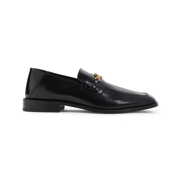 Amiri Leather Ma Slip On Loafer With Gold-tone Chain Detail