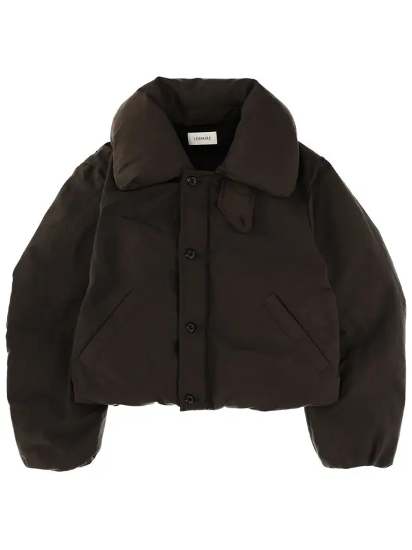 LEMAIRE Short Down Jacket Blouson - Brown
