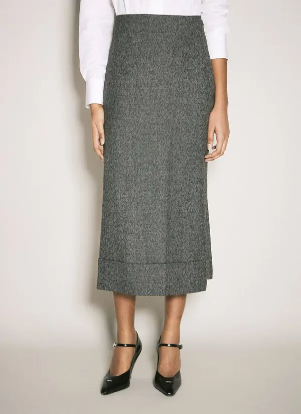 Prada Wool Maxi Skirt
