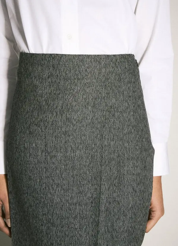 Prada Wool Maxi Skirt
