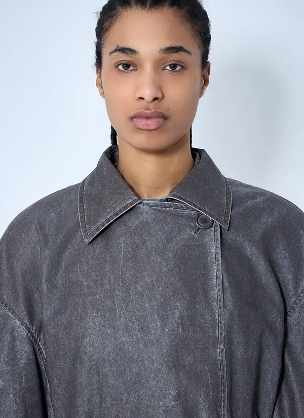 Our Legacy Court Coat In Washed Nylon
