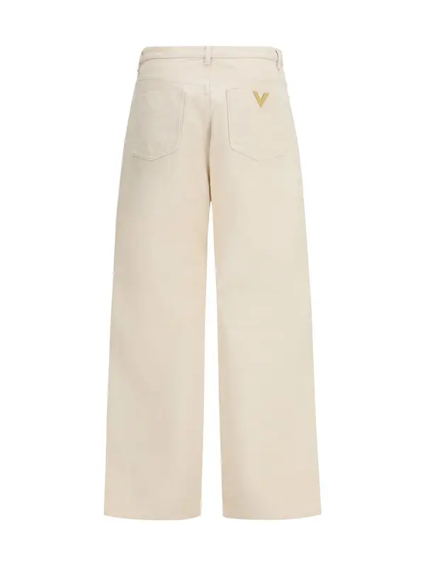 Valentino Garavani Loose Fit Denim Pants - Multicolor