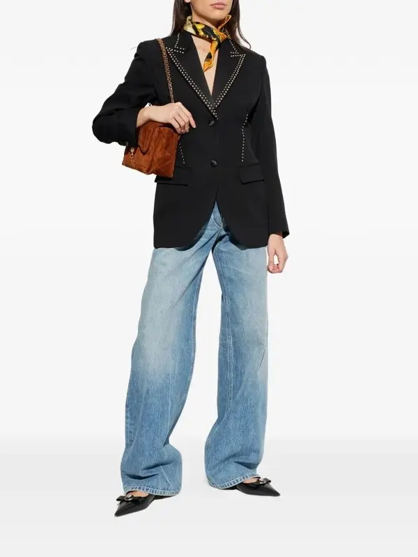 Versace Embellished Wool Evening Jacket