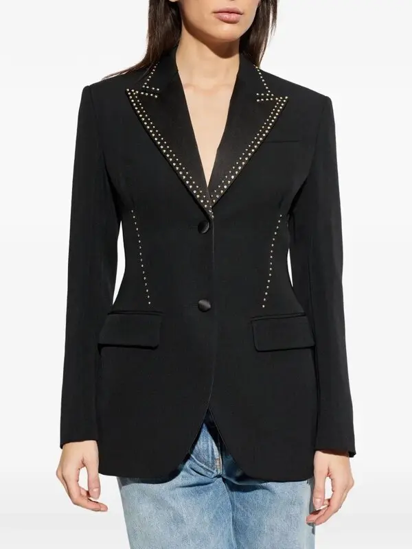 Versace Embellished Wool Evening Jacket