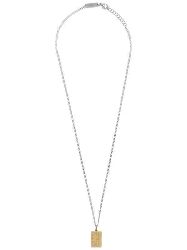 MAISON MARGIELA Silver Necklace - Multicolor