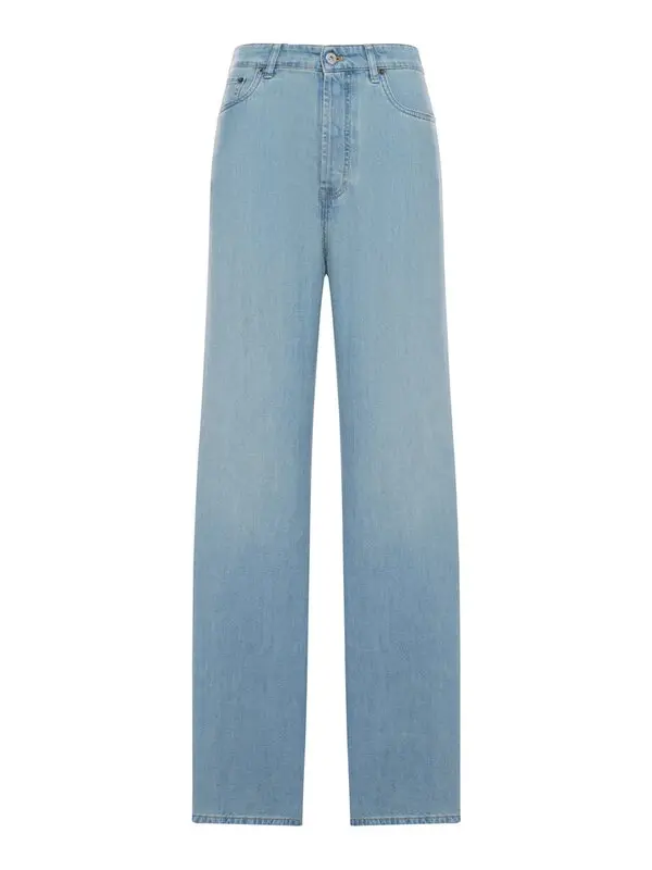 Miu Miu Straight Leg Jeans - Blue